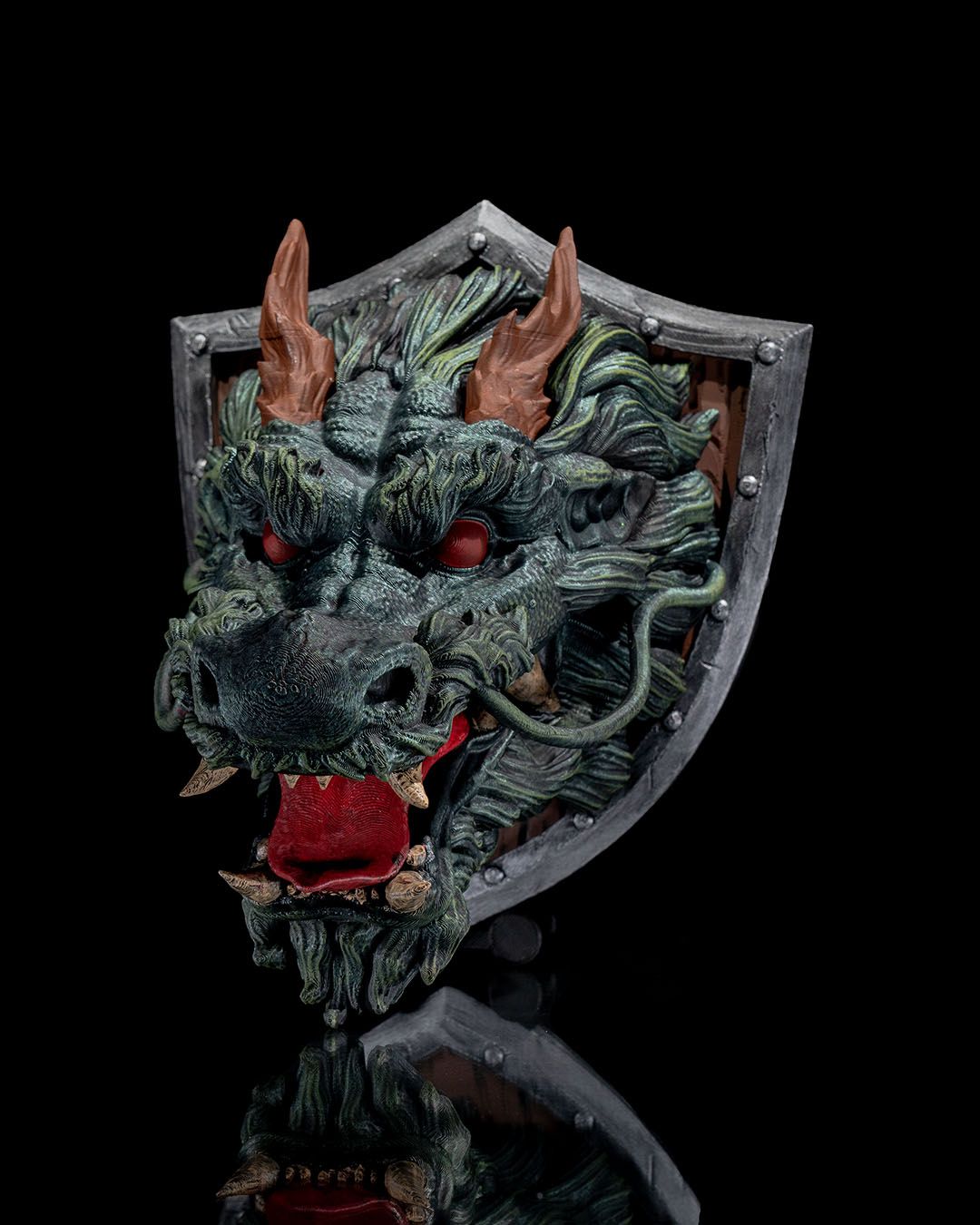 Eastern Dragon Head Trophy - Bonehead Games